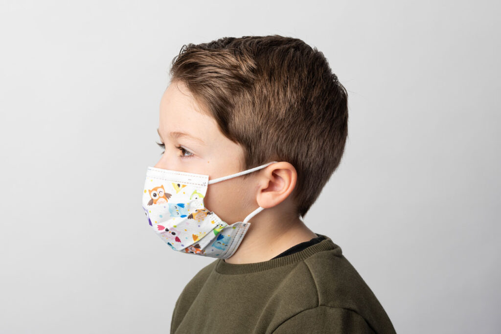 Children's Type IIR Medical Face Mask with Extra Comfort Ear Loops ...